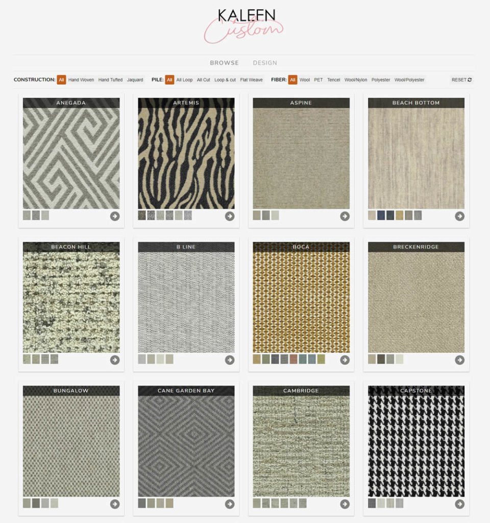 Custom Rug Design Tool - Kaleen