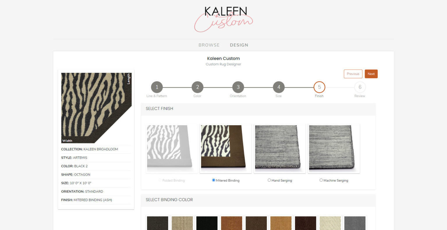 Custom Rug Design Tool - Kaleen
